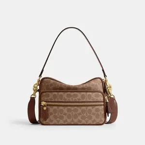 COACH Dakota Crossbody Bag In Signature Upcraftedleather - Tan Multi