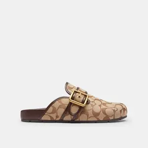 COACH Archival Buckle Clog With Signature Sateen Jacquard