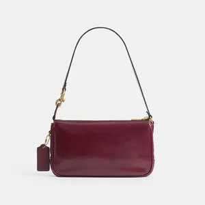 COACH Plaza Bag - Brass/dark Cherry