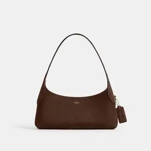 COACH Brooklyn Shoulder Bag 26 - Brass/dark Chocolate
