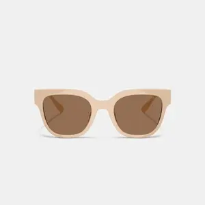 COACH Overd Square Sunglasses - Nude