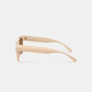 COACH Overd Square Sunglasses - Nude