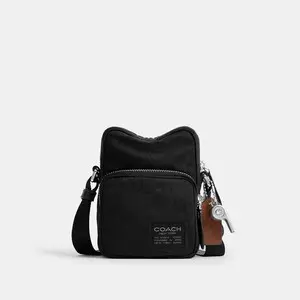 COACH Locke Crossbody Bag In Signature Nylon Jacquard - Black