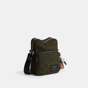 COACH Locke Crossbody Bag In Signature Nylon Jacquard