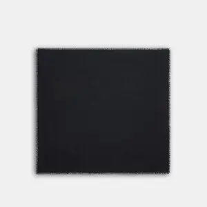 COACH Signature Overd Square Scarf - Black