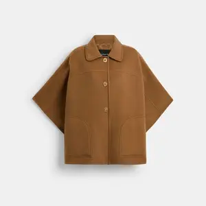 COACH Turnlock Cape - Camel