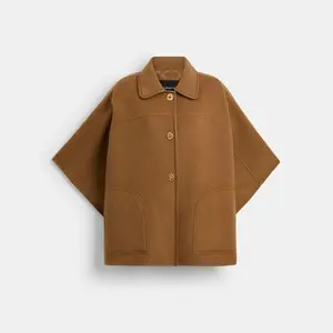 COACH Turnlock Cape - Camel