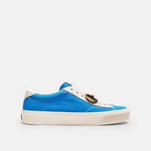 COACH Skate Sneaker With Hardware - Bright Blue/chalk