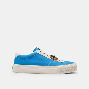 COACH Skate Sneaker With Hardware - Bright Blue/chalk
