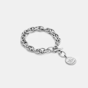 COACH Statement Coin Chain Bracelet