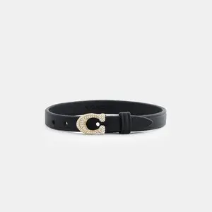 COACH Signature Pavé Leather Bracelet