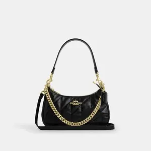 COACH OUTLET Teri Shoulder Bag With Quilting Gold/black
