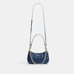 COACH OUTLET Teri Shoulder Bag With Quilting - Gold/deep Blue