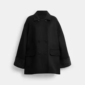 COACH OUTLET Signature Swing Coat Black