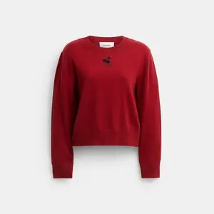 COACH OUTLET Mini Intarsia Crewneck Sweater