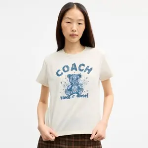 COACH OUTLET Teddy Shrunken T-shirt