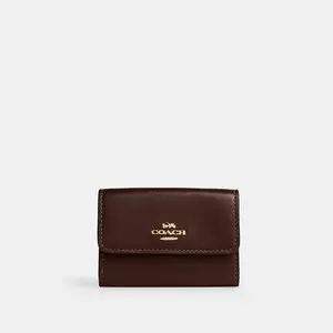 COACH OUTLET Flap Card Case - Gold/maple