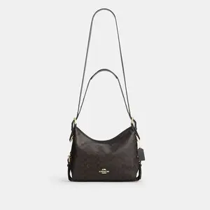 COACH OUTLET Laurel Shoulder Bag With Buckles In Signature Canvas