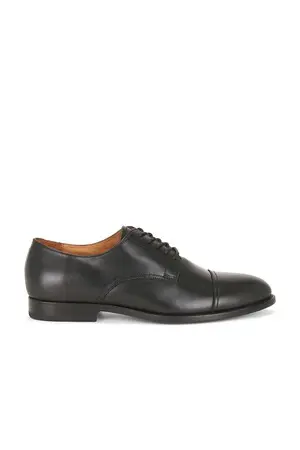 Polo Ralph Lauren Owen Leather Captoe Derby Dress Shoe - Black