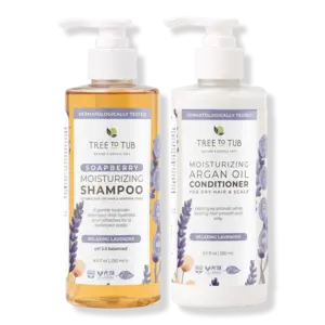 TREE TO TUB Argan Oil Shampoo & Conditioner With Lavender - One-color