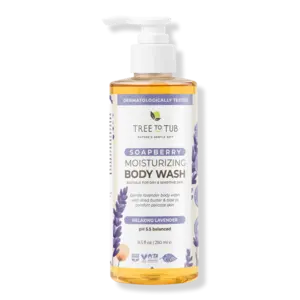 TREE TO TUB Soapberry Moisturizing Body Wash In Relaxing Lavender For Dry & Sensitive Skin - One-color