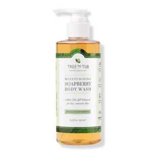 TREE TO TUB Soapberry Peppermint Moisturizing Body Wash - One-color