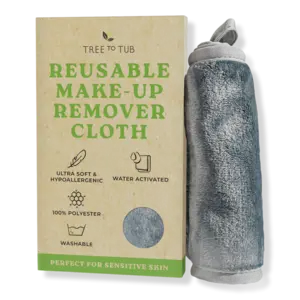 TREE TO TUB Reusable Makeup Remover Cloth - Gray