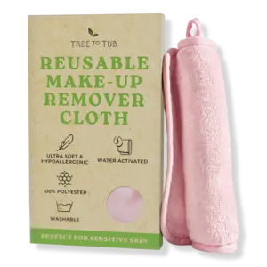 TREE TO TUB Reusable Makeup Remover Cloth - Pink
