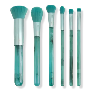 Moda Smokeshow Face Makeup Brush Kit - Turquoise