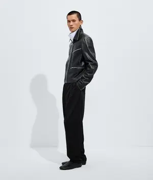 Bottega Veneta Weathered Leather Jacket