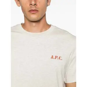 A.p.c. Neutrals T-shirts & Vests T-shirts - Cream