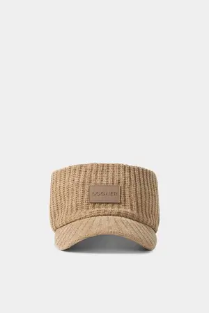 Bogner Tessie Knitted Visor - Hazel