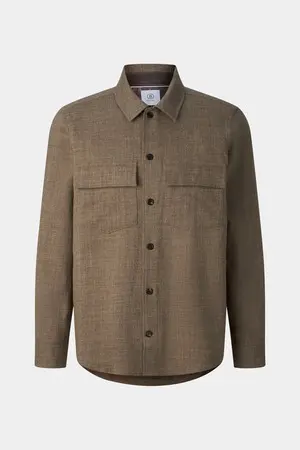 Bogner Heiko Virgin Wool Shirt - Brown