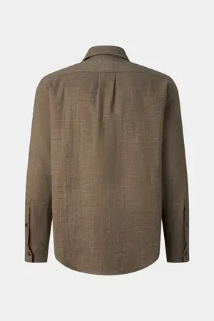 Bogner Heiko Virgin Wool Shirt - Brown