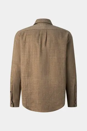 Bogner Heiko Virgin Wool Shirt - Brown