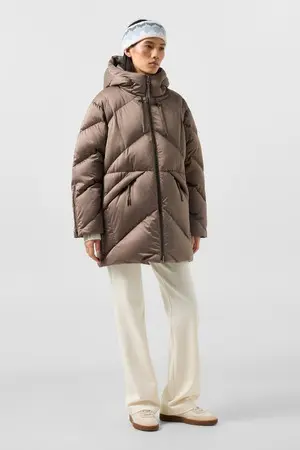 Bogner Glenda Down Parka - Gray-brown