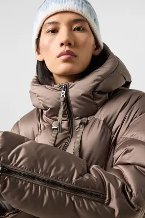 Bogner Glenda Down Parka - Gray-brown