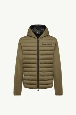 Moncler Padded Zip-up Hoodie - Green