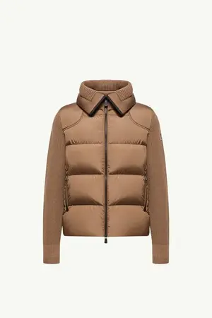 Moncler Padded Wool Zip-up Cardigan