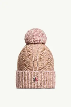 Moncler Alpaca & Wool Blend Beanie Hat