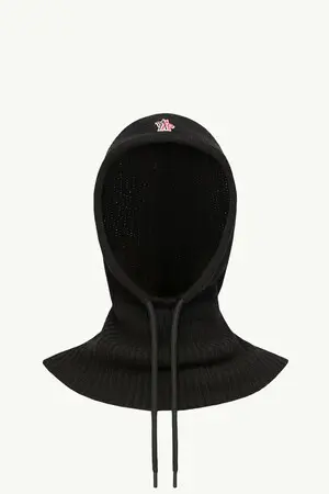 Moncler Wool & Cashmere Balaclava - Black