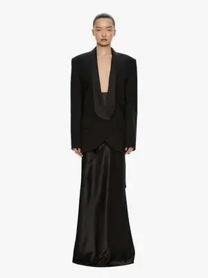 Christopher Esber Tuxedo Contrast Wool Blazer