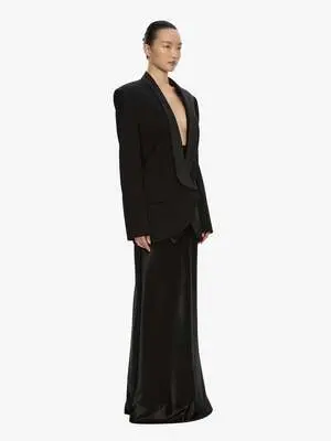 Christopher Esber Tuxedo Contrast Wool Blazer