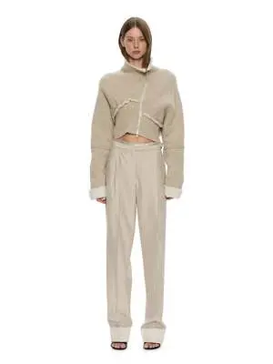 Christopher Esber Rowan Sateen Cuffed Trouser