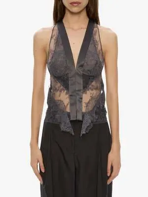 Christopher Esber Rowan Sateen Cuffed Trouser