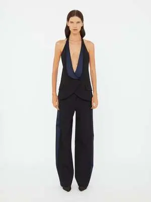 Christopher Esber Tuxedo Contrast Wool Vest