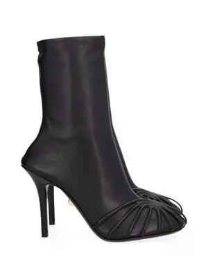 ALEVI MILANO Karen Cage-detail Ankle Boots - Black