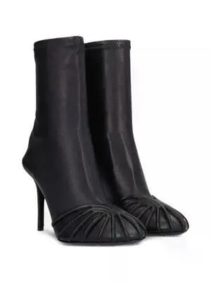 ALEVI MILANO Karen Cage-detail Ankle Boots - Black