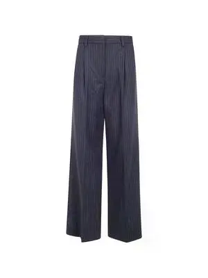Filippa K Darcey Pinstripe-pattern Pleated Trousers