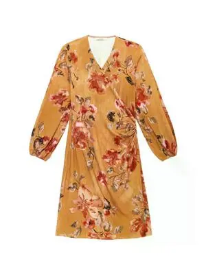 Malìparmi Floral-print Dress - Yellow